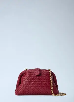 Bottega Veneta Small Lauren Shoulder Bag - Red