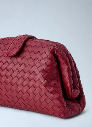 Bottega Veneta Small Lauren Shoulder Bag - Red