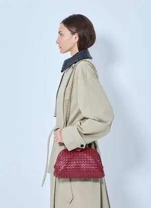 Bottega Veneta Small Lauren Shoulder Bag - Red