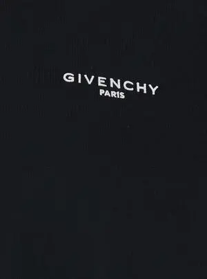 Givenchy T-shirt With Logo On The Front In Cotton - Black