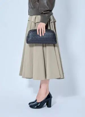Bottega Veneta Large Nodo Leather Pouch - Multicolor