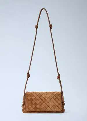 Bottega Veneta Notturno Shoulder Bag - Brown
