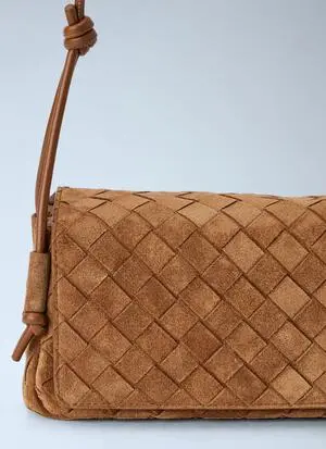 Bottega Veneta Notturno Shoulder Bag - Brown