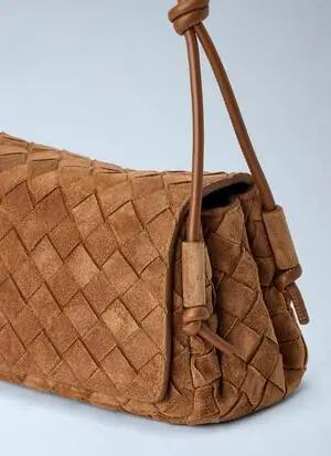 Bottega Veneta Notturno Shoulder Bag - Brown