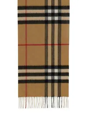 Burberry Sciarpa In Cashmere Check - Multicolor