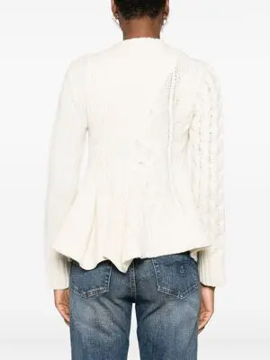 Sacai Wool Crewneck Sweater