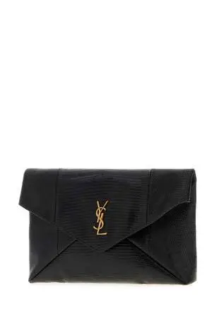 Saint Laurent Leather Clutch