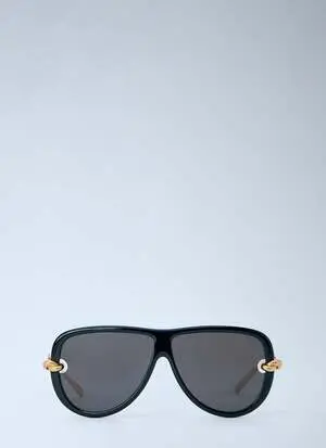 Bottega Veneta Aviator Knot Sunglasses - Black
