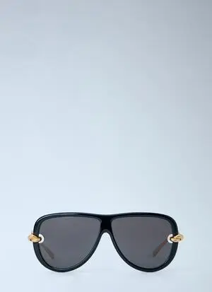 Bottega Veneta Aviator Knot Sunglasses - Black