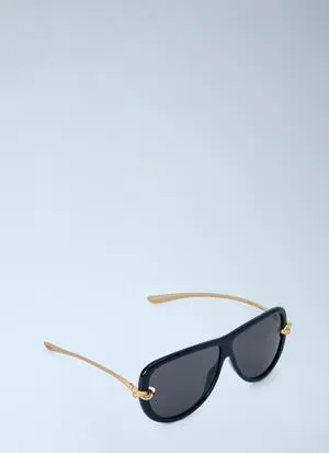 Bottega Veneta Aviator Knot Sunglasses - Black