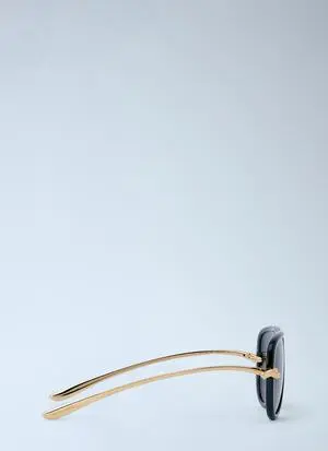 Bottega Veneta Aviator Knot Sunglasses - Black