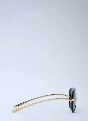 Bottega Veneta Aviator Sunglasses - Black