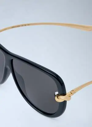 Bottega Veneta Aviator Sunglasses - Black