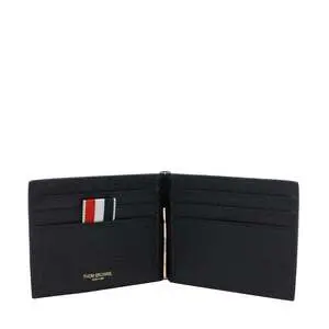 Thom Browne Money Clip Wallet With Inner Logo