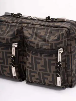 Fendi Camera Case With Monogram Pattern - Multicolor