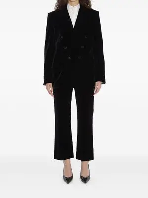 Saint Laurent Velvet Doulbe-breasted Jacket - Multicolor