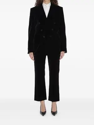Saint Laurent Velvet Doulbe-breasted Jacket - Multicolor