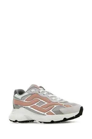 TOD'S Leather And Mesh Sneakers - Multicolor