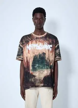 Acne Studios Graphic Print T-shirt - Brown