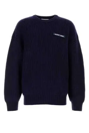 MARINE SERRE Wool Sweater - Blue