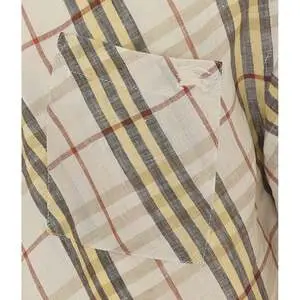 Burberry Check Short Sleeves Shirt