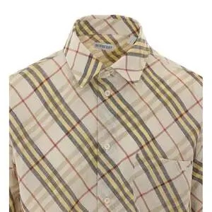 Burberry Check Short Sleeves Shirt