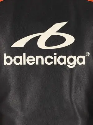 Balenciaga Fitted Leather Biker Jacket - Black