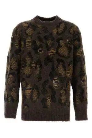 Junya Watanabe Embroidered Wool Blend Sweater - Multicolor