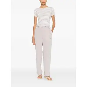 Herno Grey Trousers Straight Trousers