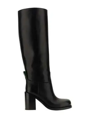 Bottega Veneta Leather Knee-high Boots - Black