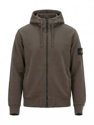 Stone Island Organic Cotton Fleece Hoodie Sweatshirt - Multicolor