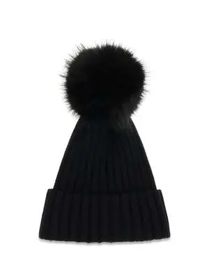 Moncler Wool Hat With Pon Pon