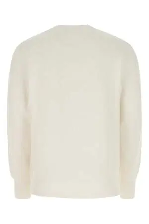 Prada Stretch Cashmere Blend Sweater - White