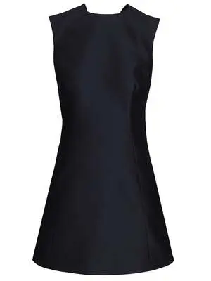 Balenciaga Mini Abito A Trapezio In Lana E Seta
