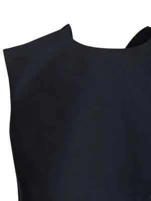 Balenciaga Mini Abito A Trapezio In Lana E Seta