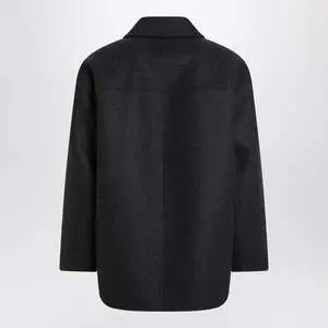 Fendi Double-breasted Wool Caban Coat - Gray