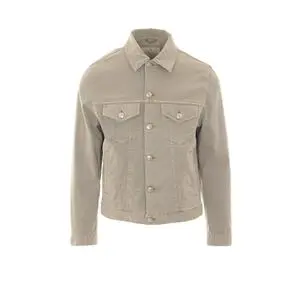 Brunello Cucinelli Denim Four Pockets Jacket - Green