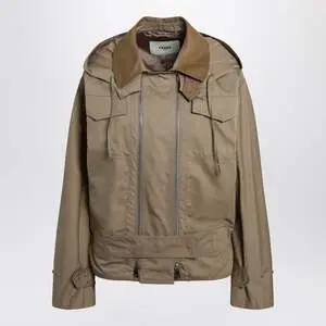 Fendi Beige Cotton Jacket - Cream