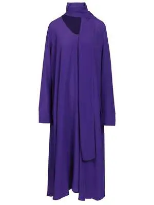 TOTEME Dress With Round Neckline - Purple