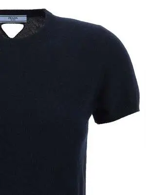 Prada Cut-out Logo Sweater