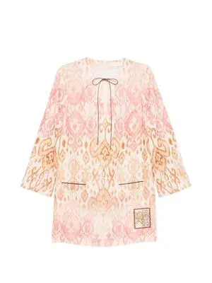 Zimmermann Aster Linen Dress - Multicolor