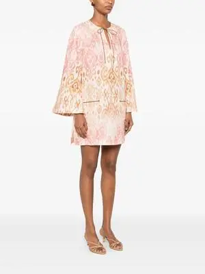 Zimmermann Aster Linen Dress - Multicolor