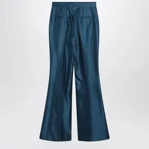 Fendi Duchess Satin Trousers - Blue