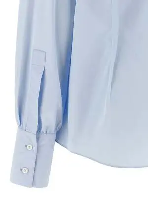 Prada Lavallière Collar Shirt