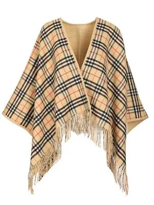 Burberry Reversible Cape - Cream