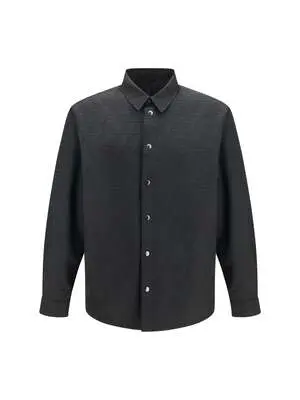 Fendi Ff Jacquard Nylon Shirt - Black