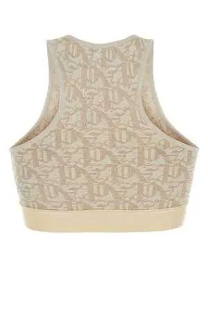 Palm Angels Embroidered Viscose Blend Top
