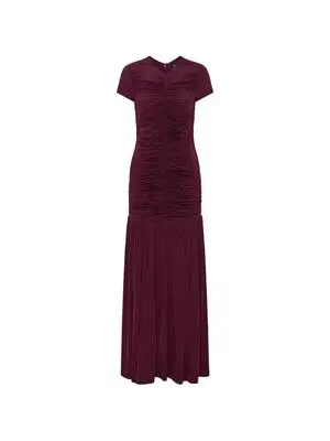 ROTATE BY BIRGER CHRISTENSEN Long Gathered Dress - Multicolor