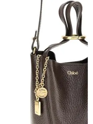 Chloé Spin Shoulder Bag - Brown