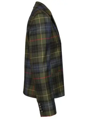 Etro Single-breasted Checked Wool Blazer - Multicolor